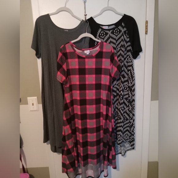 LuLaRoe | Dresses | Lularoe Carly Dresses Size Large Includes All 3 ...